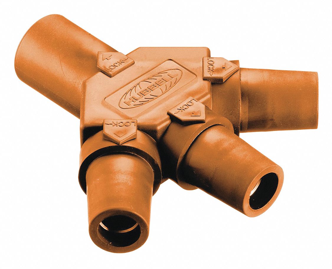 Male-Female-Female-Female, 400 A, Triple Connector - 20TT63|HBLM3FO ...