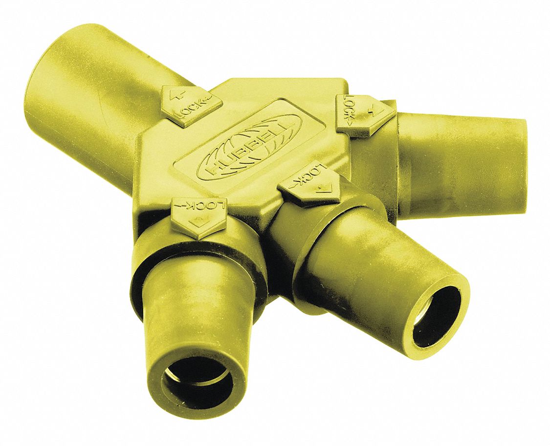 Male-Female-Female-Female, 400 A, Triple Connector - 20TT67|HBLM3FY ...