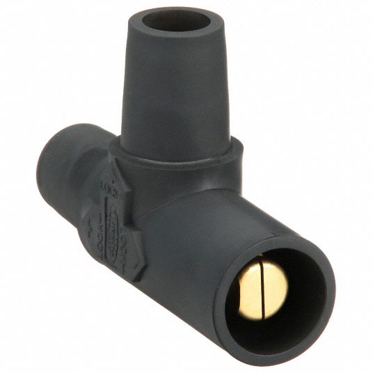 Female-Male-Female, 400 A, Tapping Tee - 20TU08|HBLTBK - Grainger