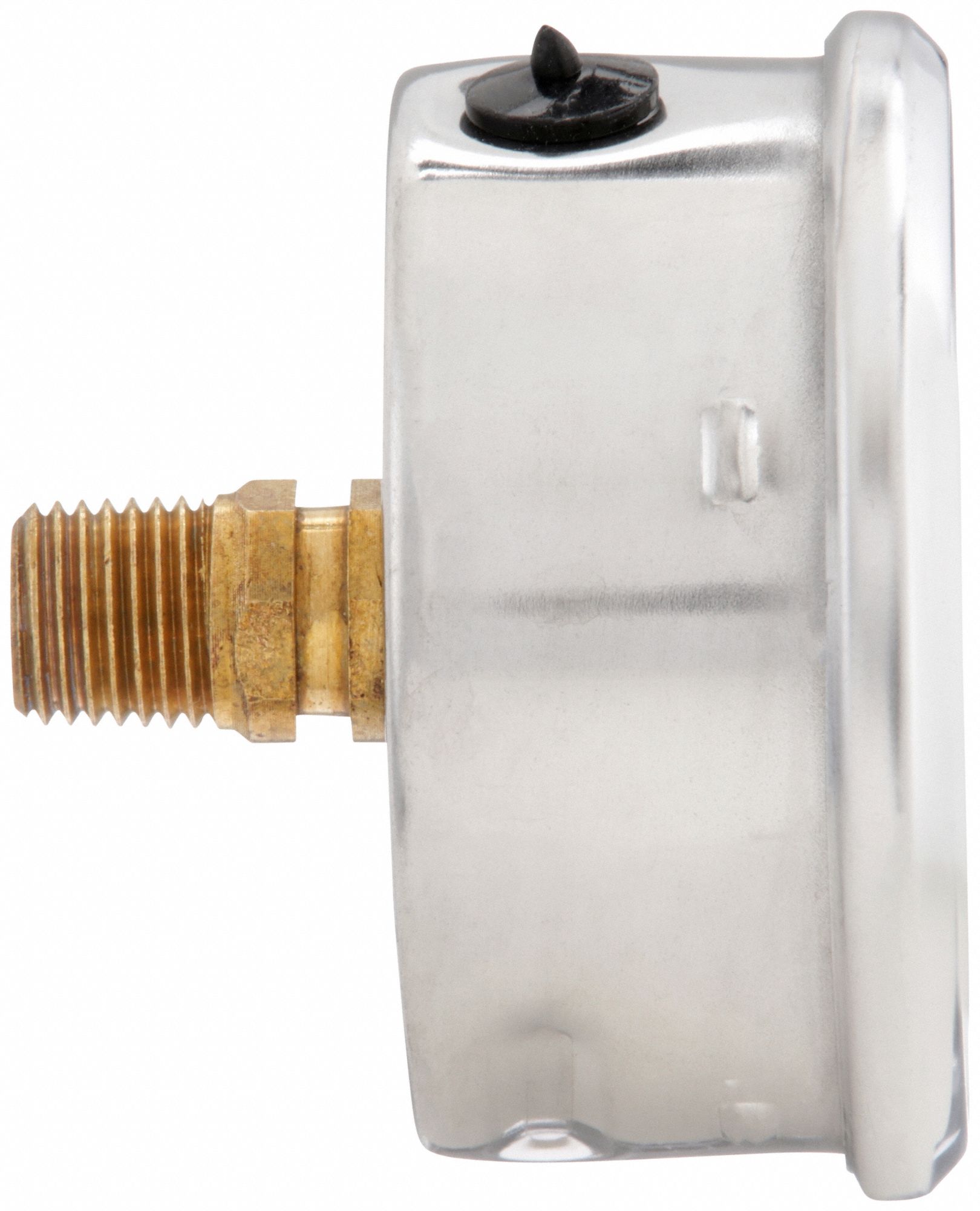 PIC GAUGES Industrial Compound Gauge: 30 to 0 to 100 in Hg/psi, 2 1/2 in Dial, Liquid-Filled ...