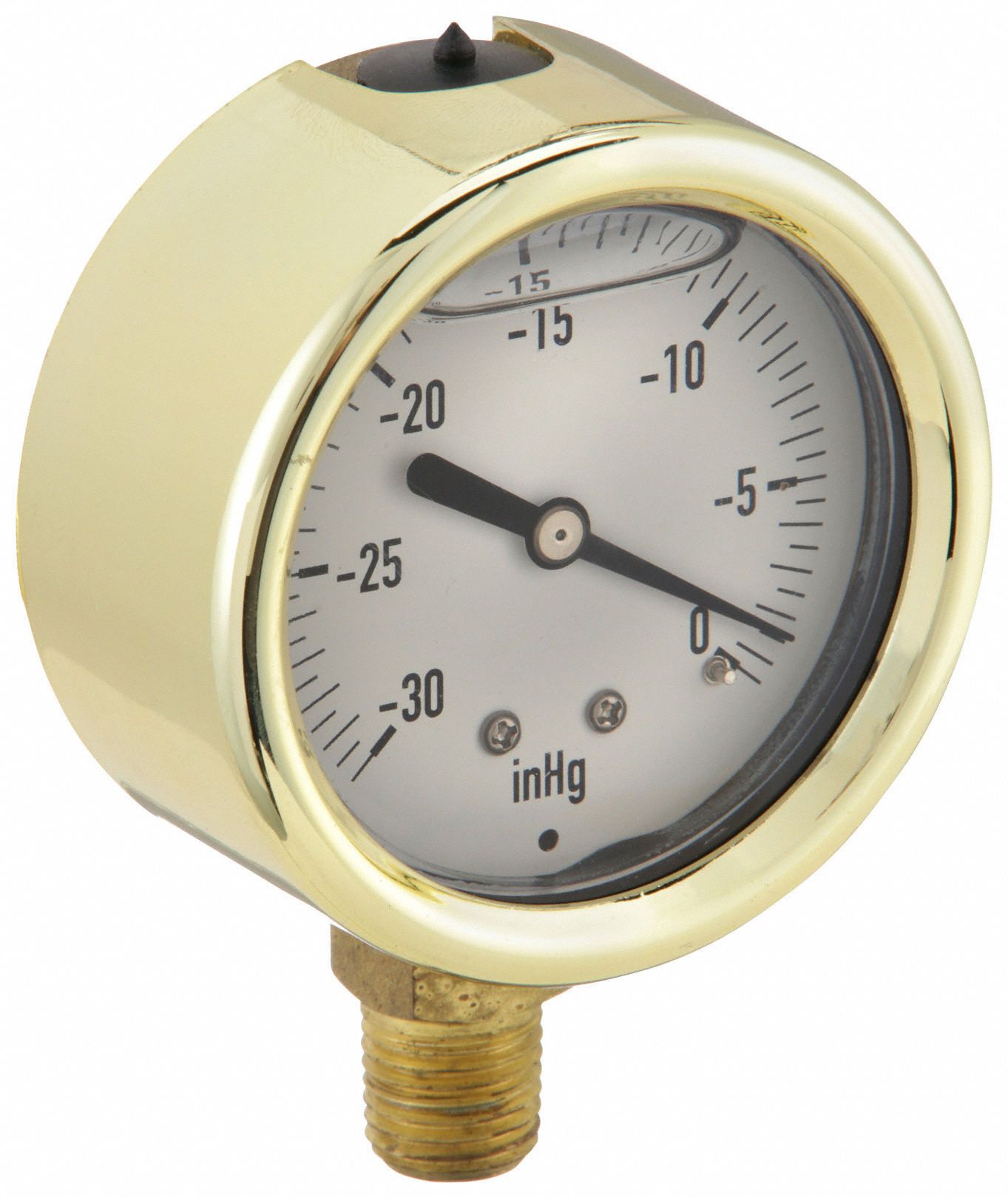 PIC GAUGES, 0 psi to -30 psi / Hg to 0 psi, 2 1/2 in Dial, Industrial ...