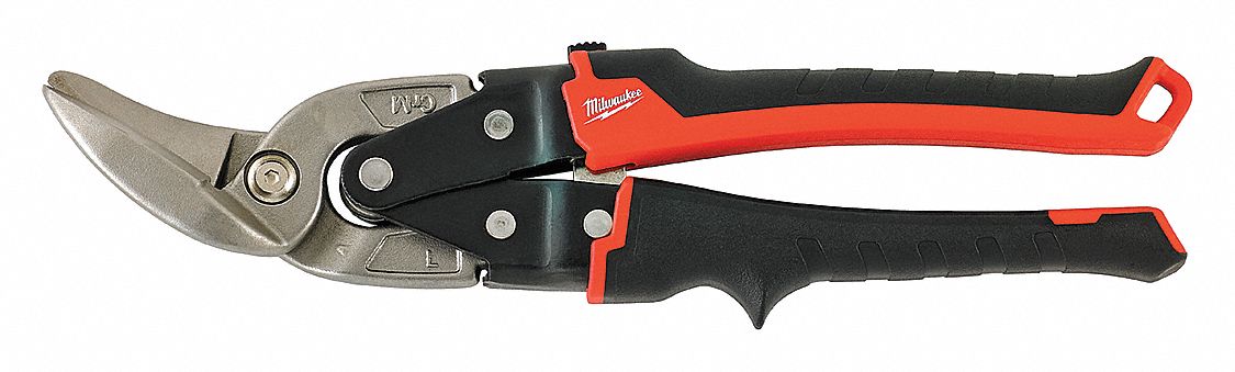 Metal Cutting Snip, 10 in Overall Length - Grainger