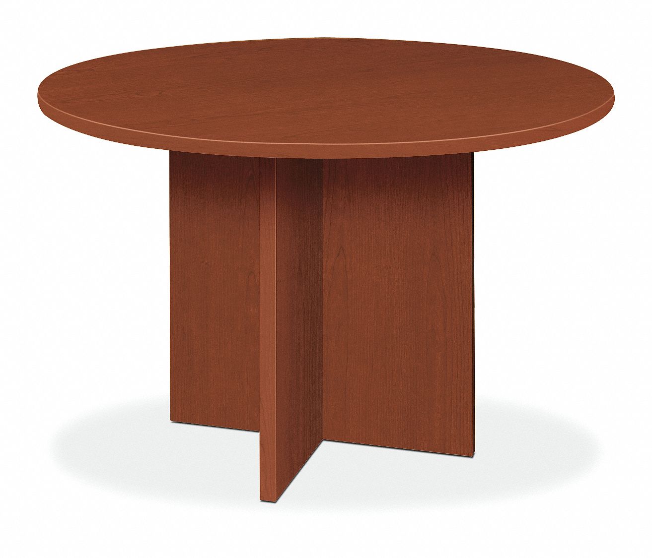 Conference Table,Round,Cherry,48 in. W - Grainger
