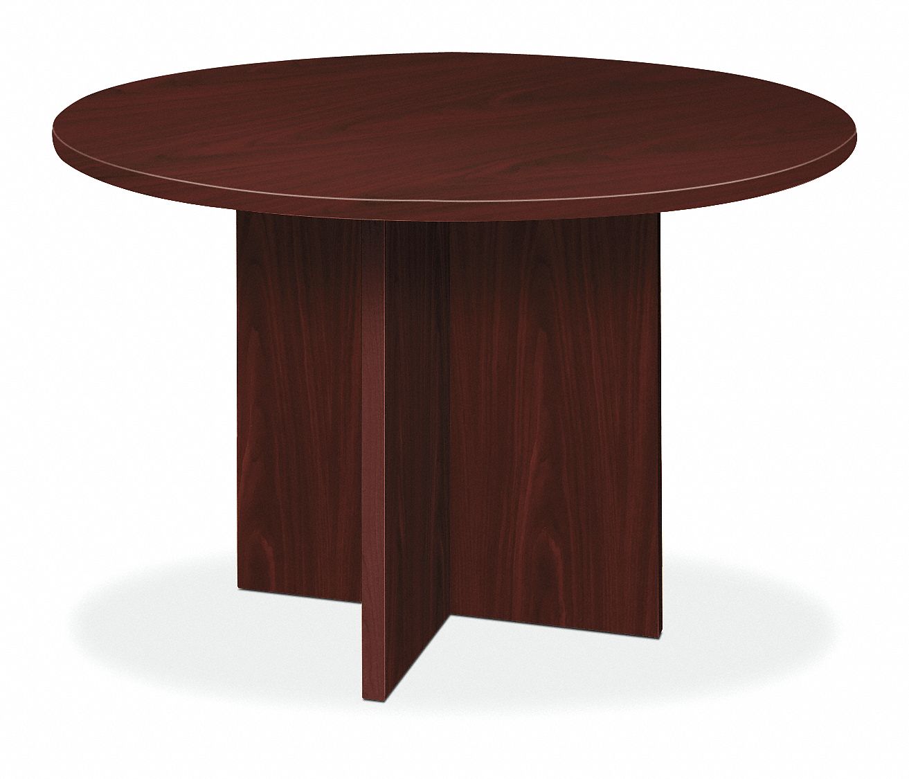 Conference Table,Round,Mahogany,48 in. W - Grainger