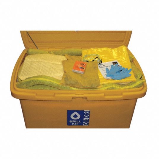 Fluids Absorbed Chemical, Hazmat, Container Type Chest, 110 gal ...