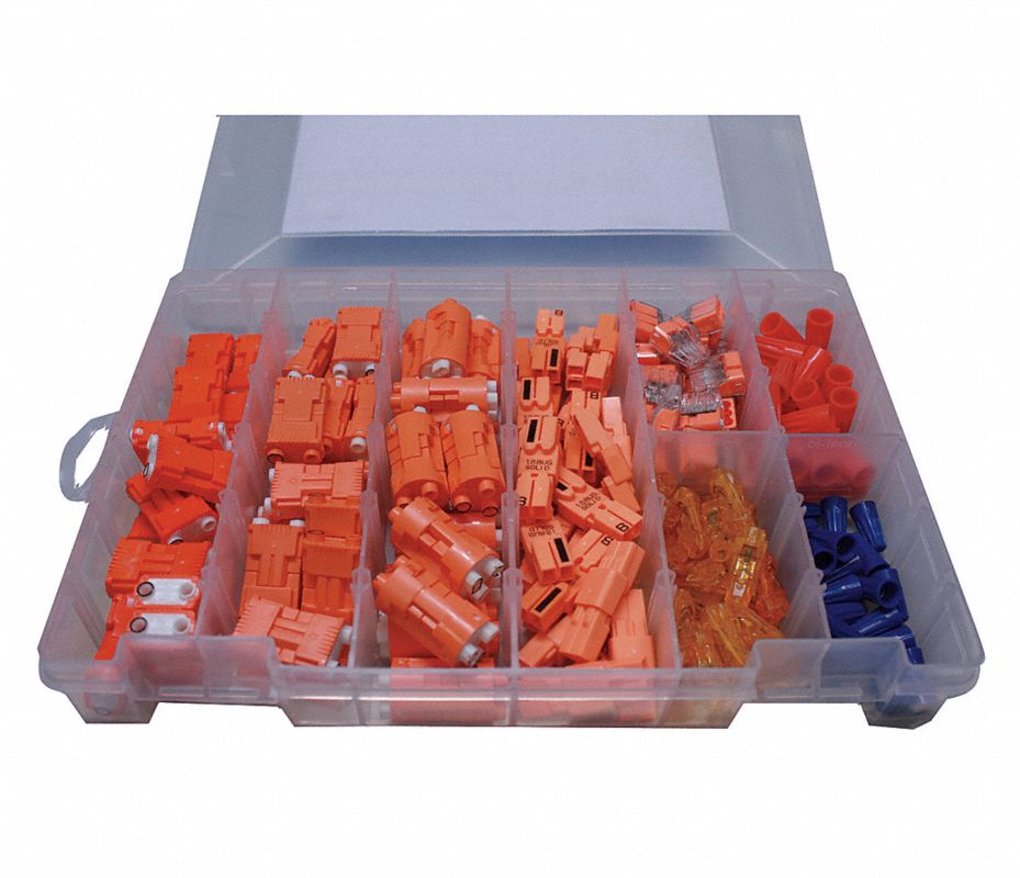 IDEAL Kit Conectores,Terminales Surtidas,170PZ - 20UU63 | 30-2255 ...