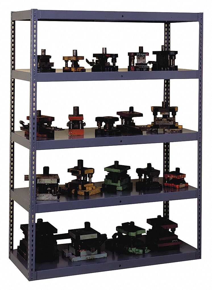 TENNSCO 5-LEVEL DIE RACK 72X36X84 - Boltless Metal Shelving ...