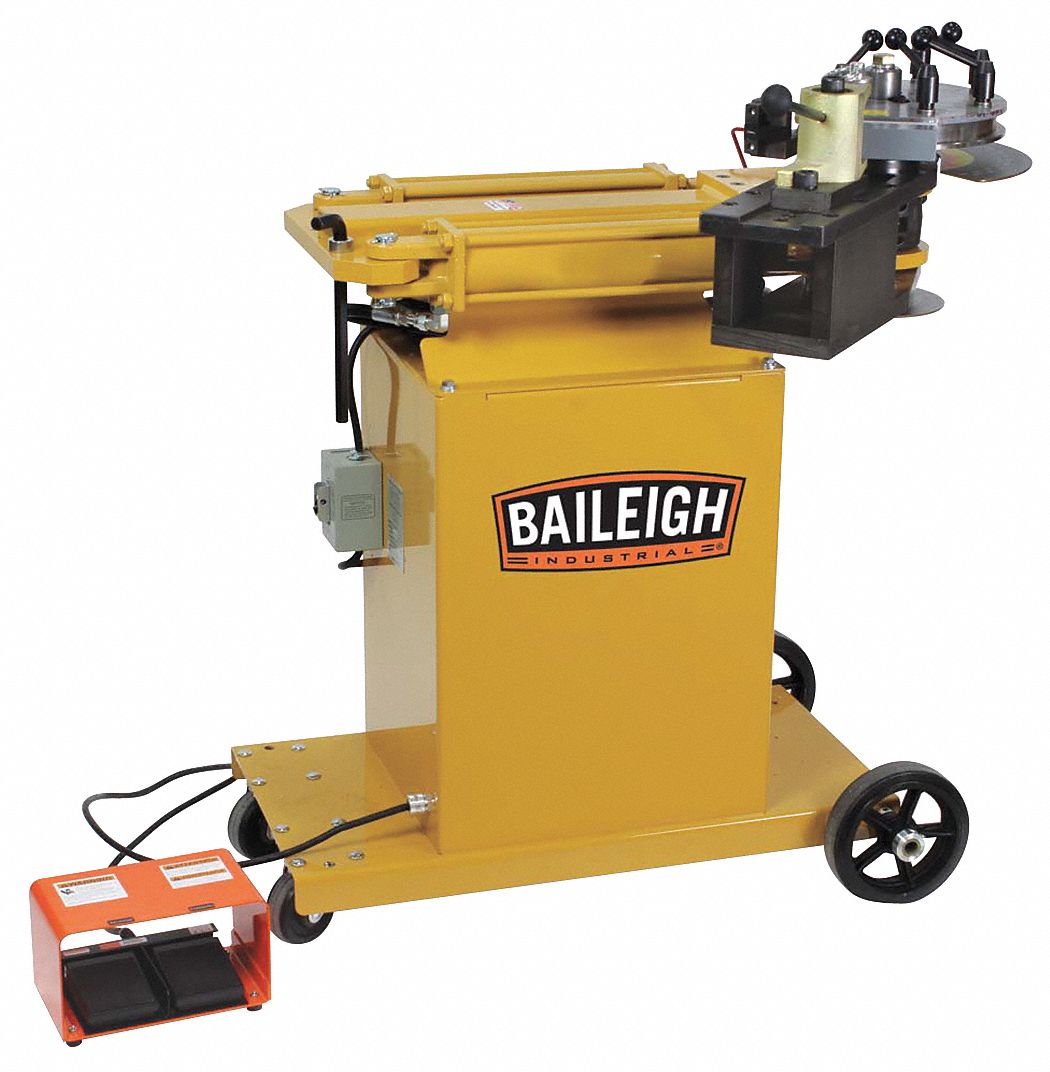BAILEIGH INDUSTRIAL, Electric, 180° Max. Bending Angle, Metal Bender ...