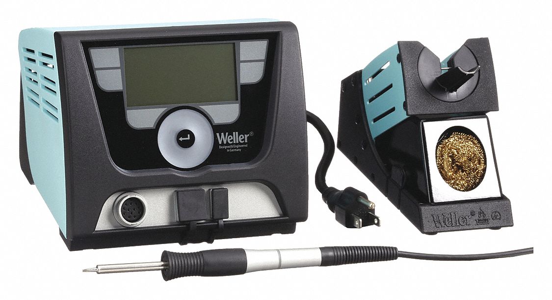 WELLER, 1 Channel, 200 W, Digital Soldering Station - 20UX97|WX1012N ...