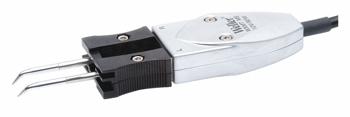 WELLER Micro Desoldering Tweezers: 80 W, Conical Tip, For Use With WX1 ...