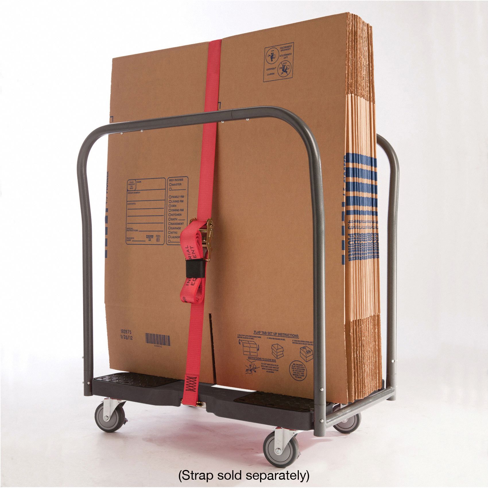 SNAP-LOC Vertical Panel Truck with Removable Rails & Load-Securing ...