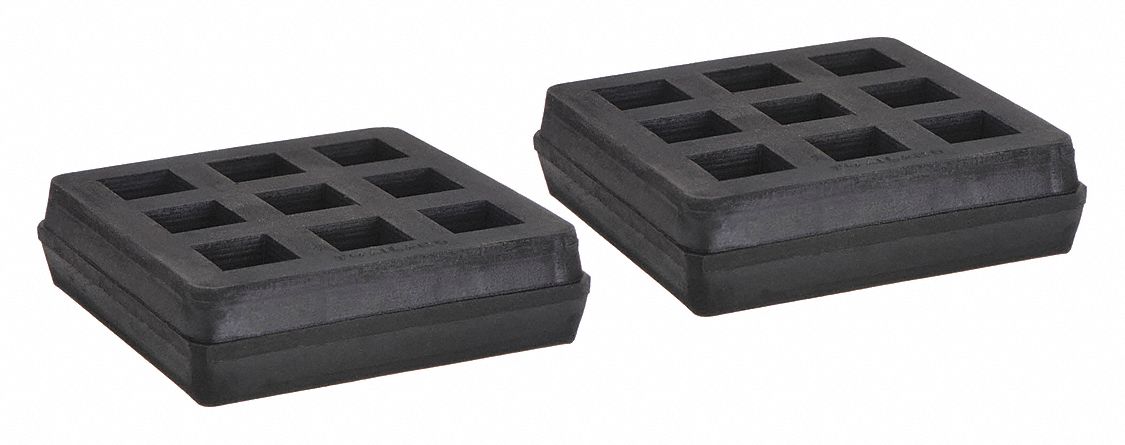 MASON, Neoprene, Waffle Pad Top, Vibration Isolator Pad - 20UZ18|20UZ18 ...