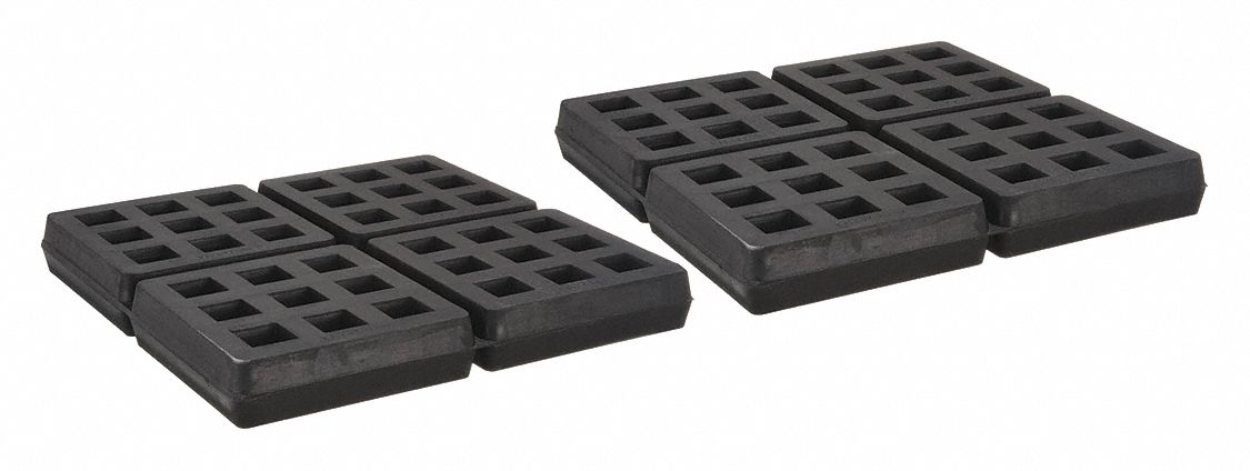 MASON, Neoprene, Waffle Pad Top, Vibration Isolator Pad - 20UZ19|20UZ19 ...