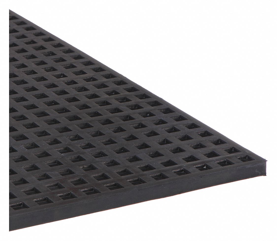 MASON, Buna-N, Diamond Pad Top, Vibration Isolator Pad - 20UZ22|20UZ22 ...