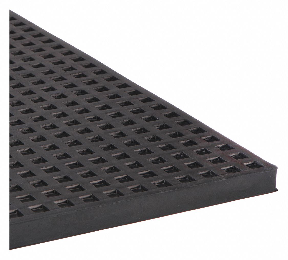 MASON, Buna-N, Diamond Pad Top, Vibration Isolator Pad - 20UZ23|20UZ23 ...