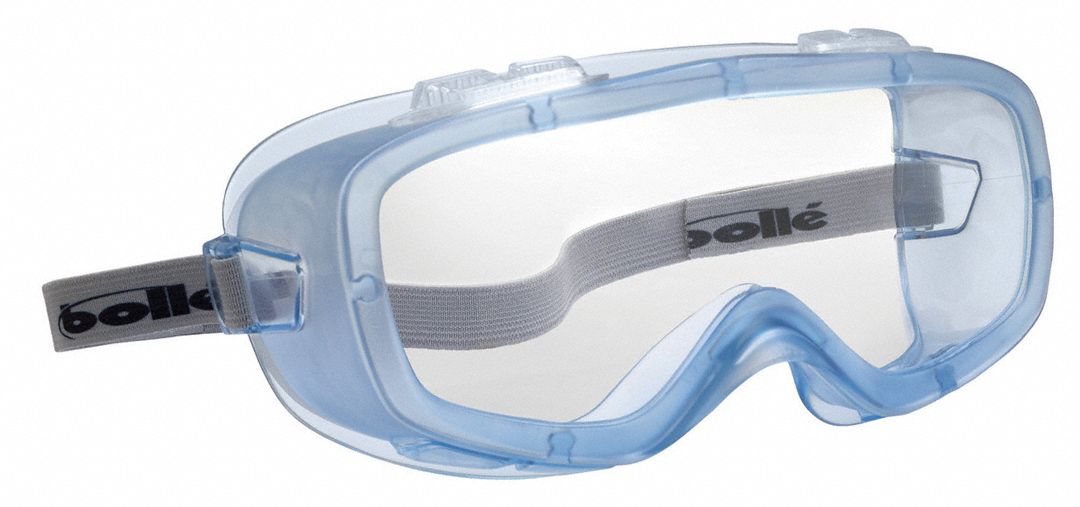 Bolle Safety Anti Fog Scratch Resistant Non Vented Protective Goggles Clear Lens 20v825
