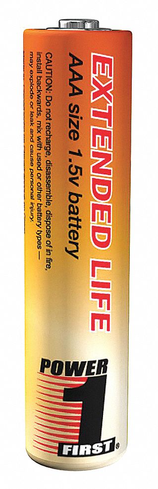 Standard Battery,AAA,Alkaline,PK24 - Grainger