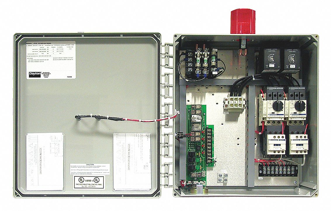 DAYTON Panel de Control Dúplex,20" An,30/40A - 20VD43 | 20VD43 ...