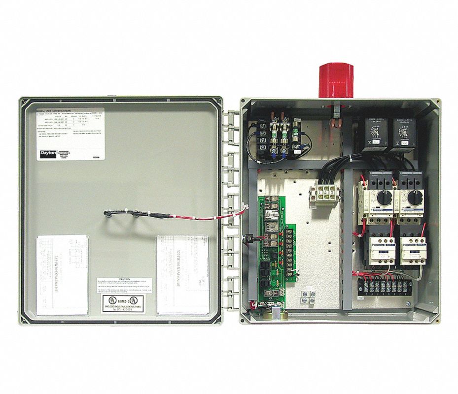 DAYTON Panel de Control Dúplex,20" An,30/40A - 20VD43 | 20VD43 ...