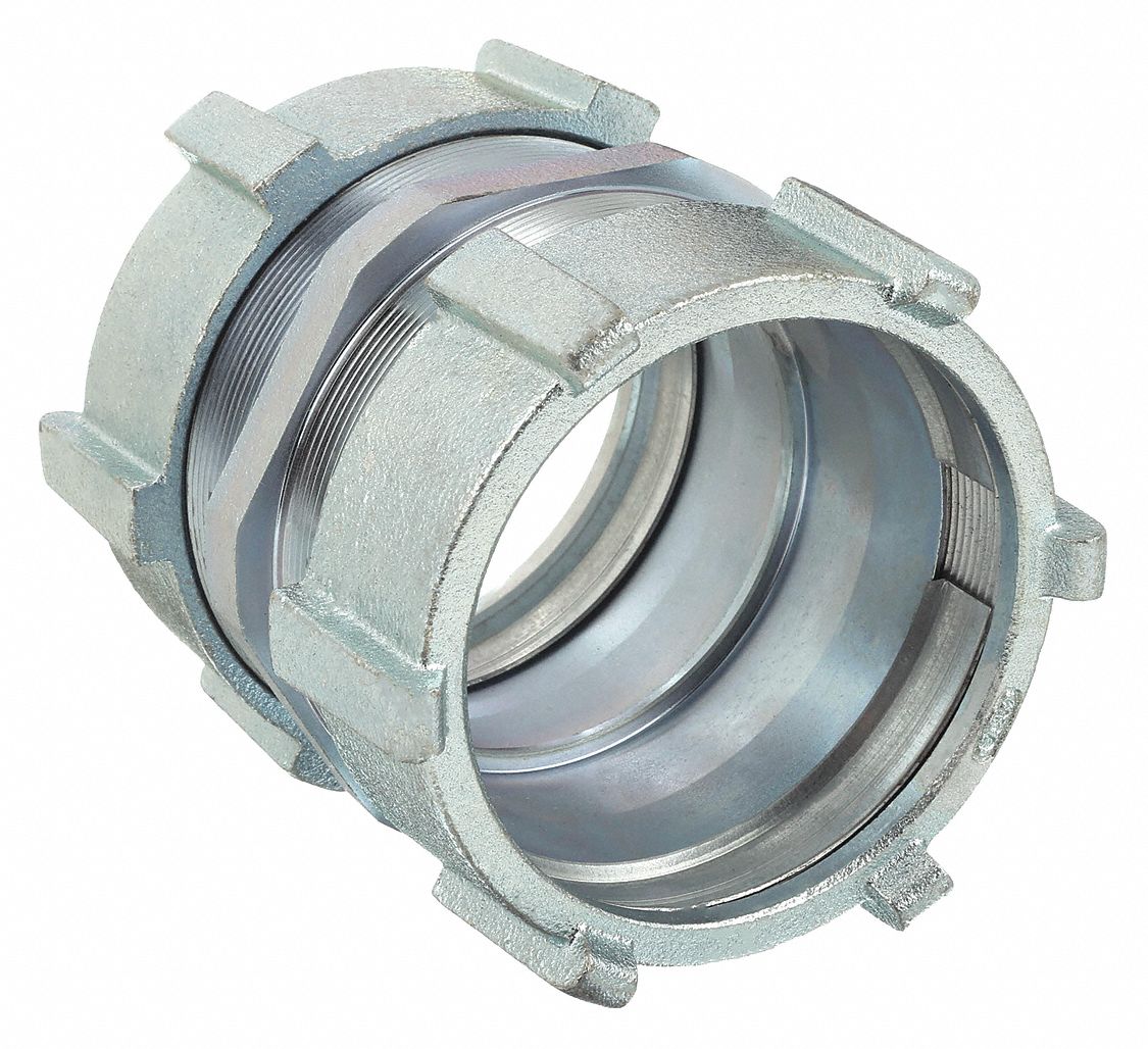 RACO, Iron/Steel, 2 1/2 in Trade Size, Compression Coupling - 20VE35 ...