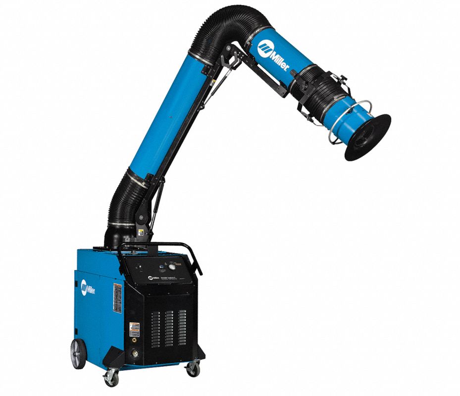 MILLER ELECTRIC Extractor de Humo Portátil, 900 PCM, 12 pies, 95%, 77dB ...