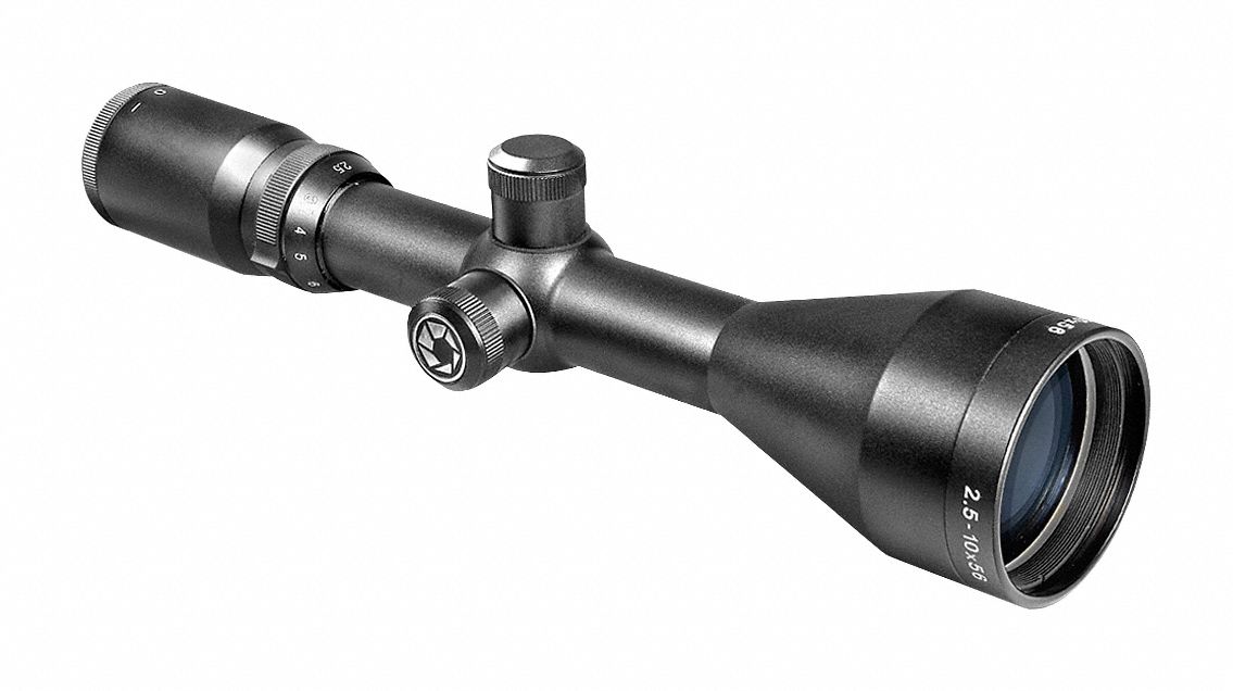 BARSKA, 2.5x to 10x, 38 ft @ 2.5x/9.7 ft @ 10x, Rifle Scope - 20VJ53 ...