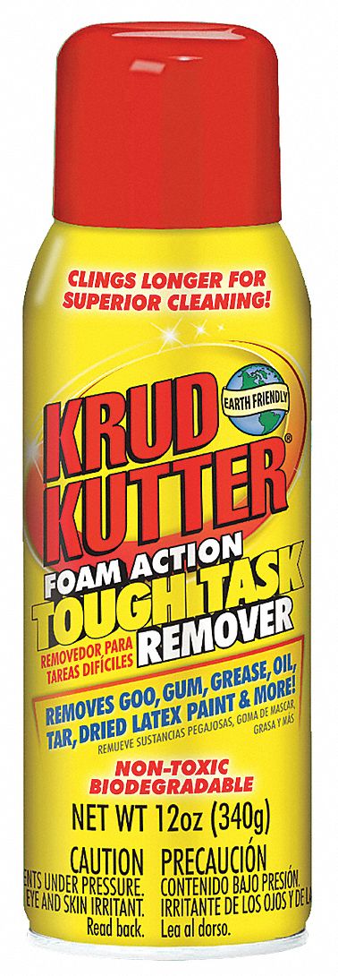 KRUD KUTTER, Aerosol Spray Can, 12 oz Container Size, Adhesive Remover ...