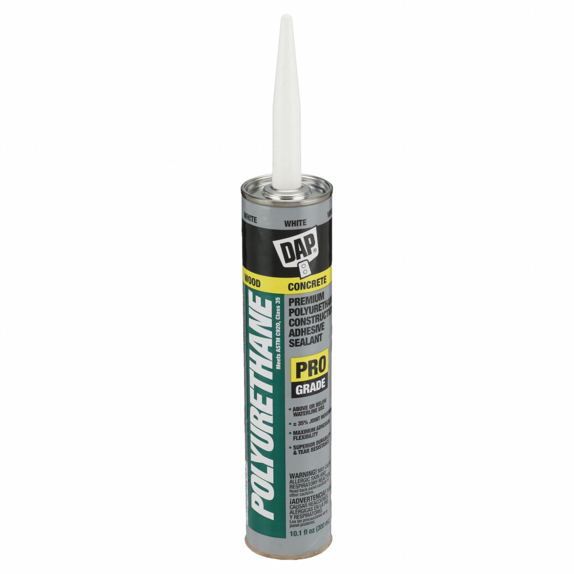 DAP, Polyurethane, White, Polyurethane Sealant - 20VK37|18810 - Grainger