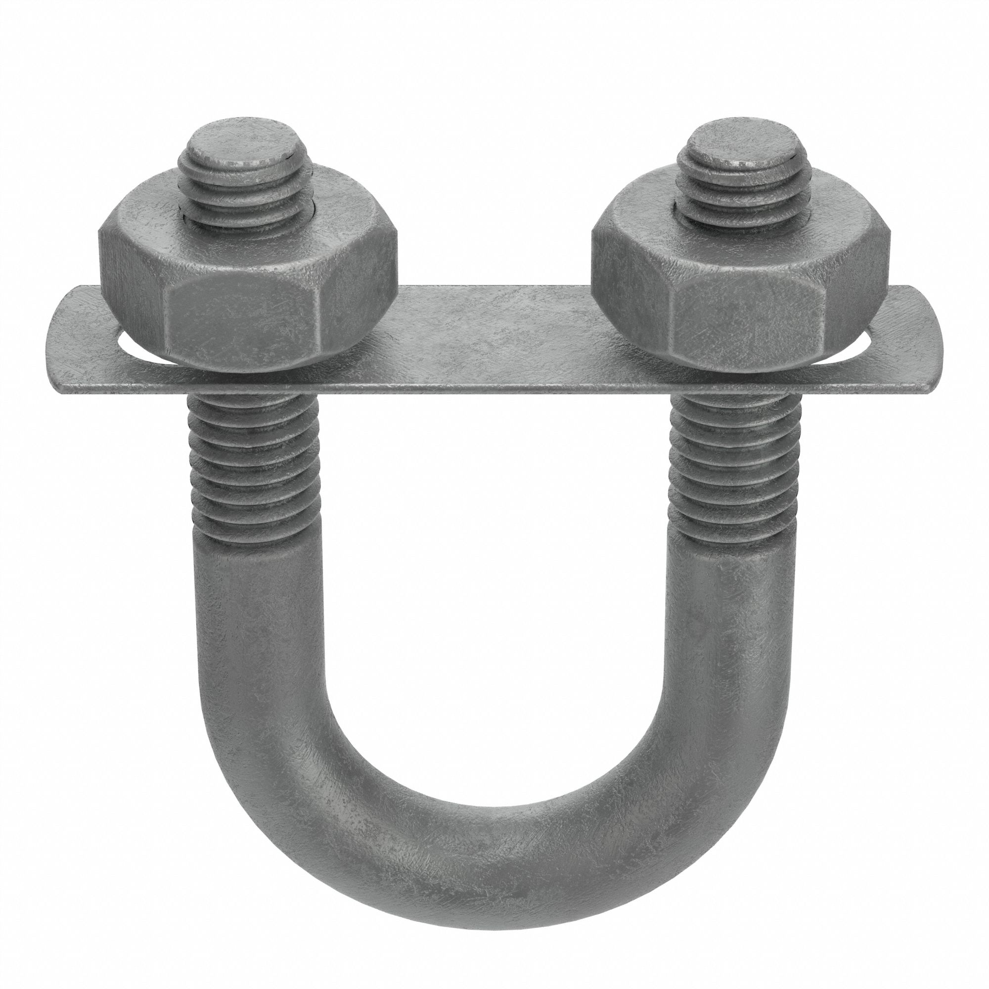 1/4"-20 Thread Size, For Pipe Size 1/4 in, Standard U-Bolt with ...