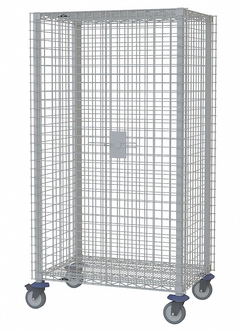 METRO, 900 lb Load Capacity, 48 inx24 in, Antimicrobial Wire Security ...
