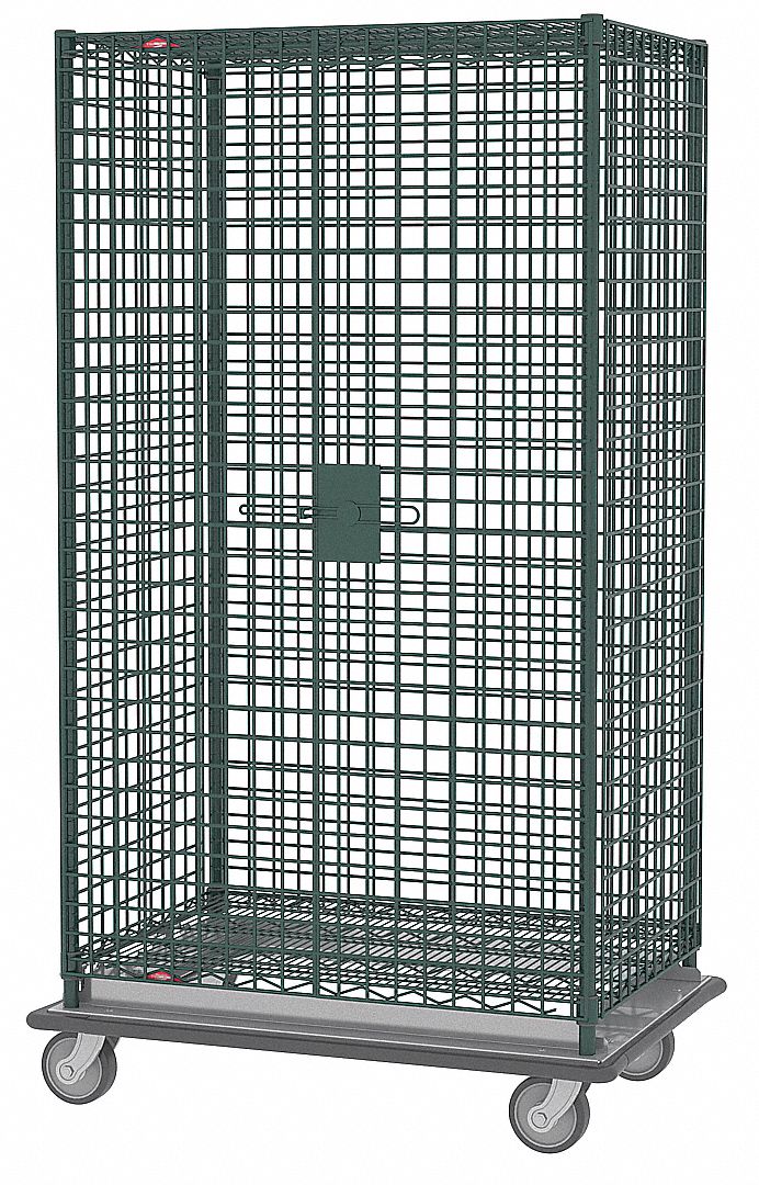 METRO, 900 lb Load Capacity, 36 inx24 in, Antimicrobial Wire Security ...