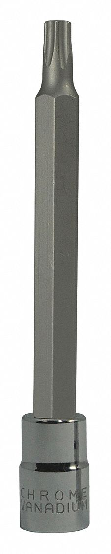Socket Bit, Insert Length 3 5/32 in, Tip Size T25 - Grainger