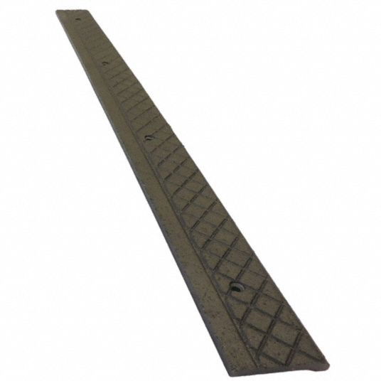 WOOSTER Stair Nosing: Cross-Hatch, Cast Iron, Fastener-Installed, 36 in ...