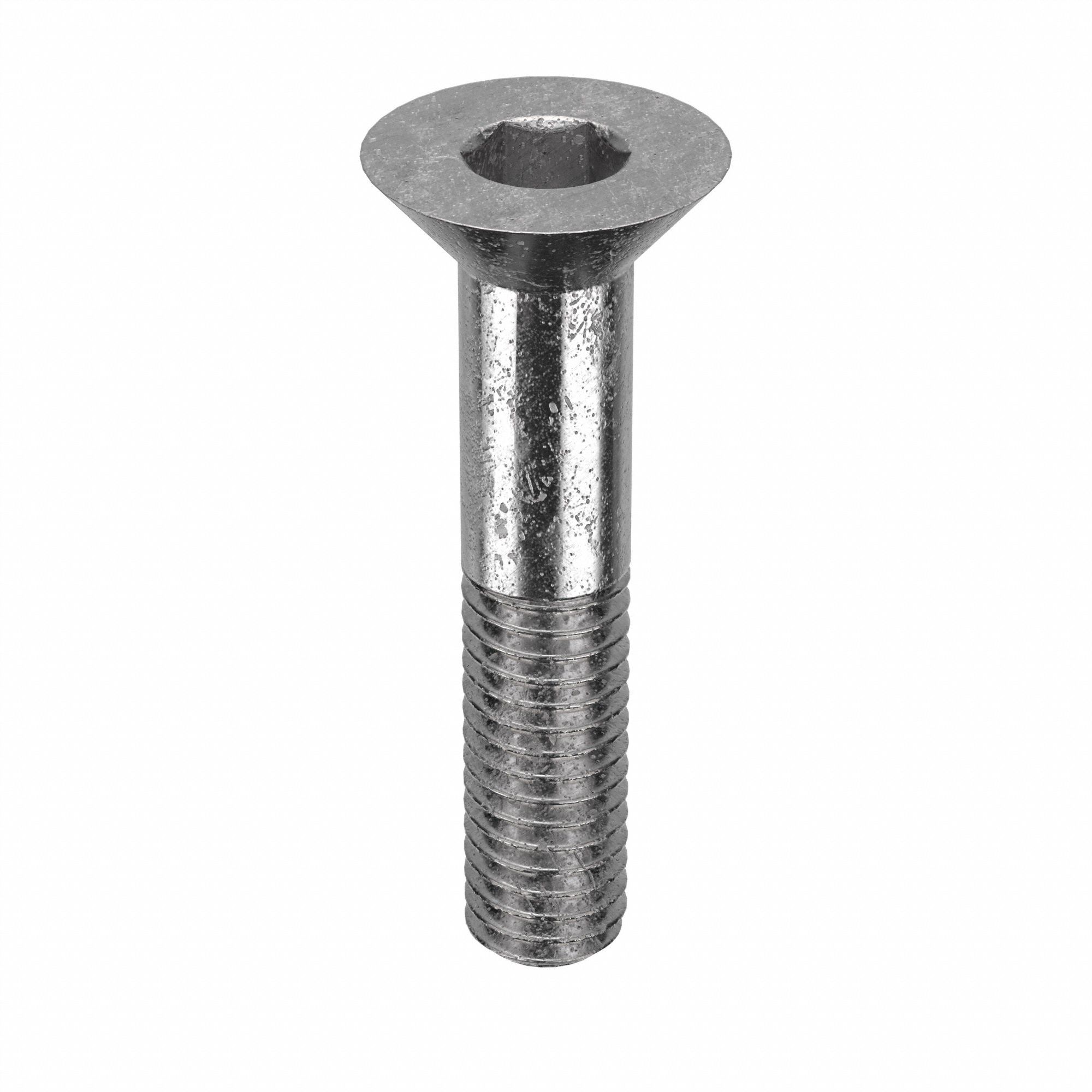 3/8"-16 Thread Size, Flat Head, Binding Post Screw - 20X950|Z1742 ...