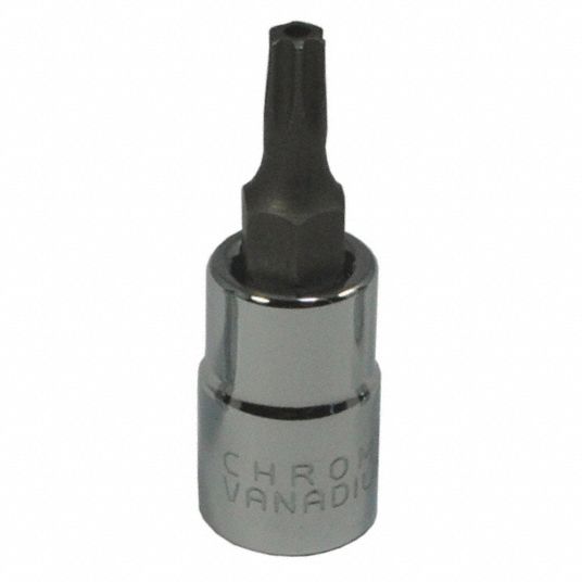 WESTWARD, 1/4 in Drive Size, T20 Tip Size, Socket Bit - 20XA04|20XA04 ...