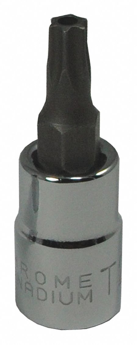 Socket Bit, Insert Length 63/64 in, Tip Size T25 - Grainger