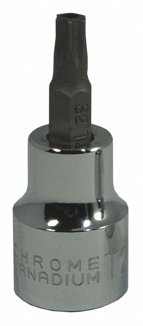 Socket Bit, Insert Length 63/64 in, Tip Size T27 - Grainger