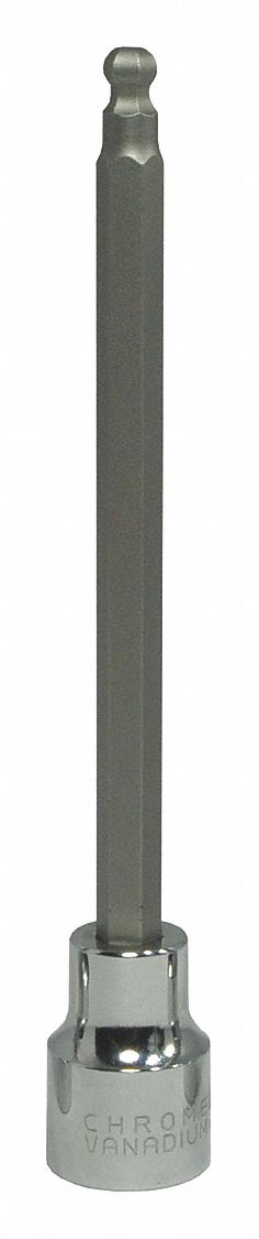 WESTWARD, 3/8 in Drive Size, Hex Tip, Socket Bit - 20XA38|20XA38 - Grainger