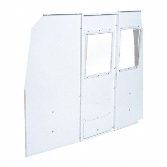 WEATHER GUARD, Swing Open Door Panel, White, Van Bulkhead - 20XD26 ...