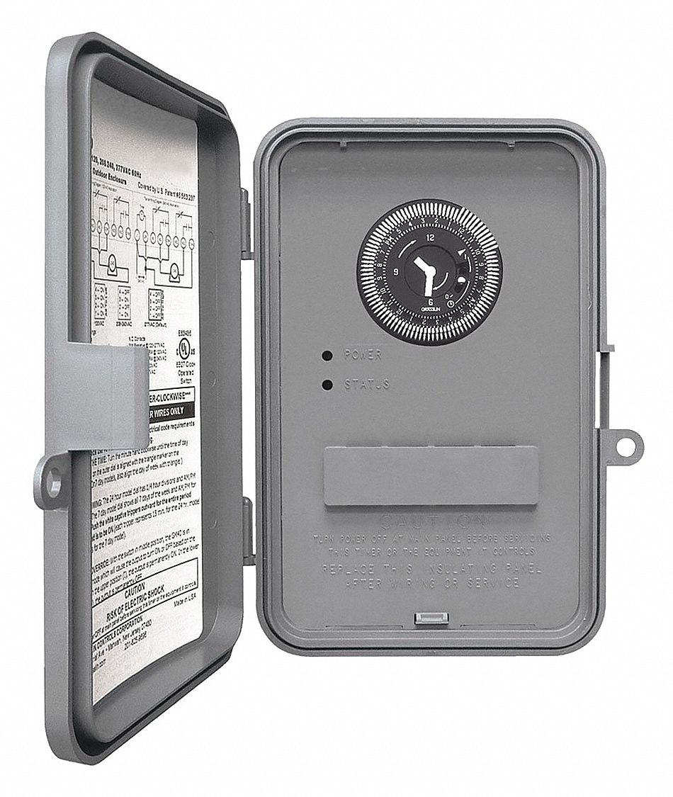 INTERMATIC Electromechanical Timer: 7 day Nominal Max. Time Setting ...
