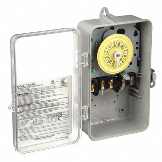 INTERMATIC, 24 hr Nominal Max. Time Setting, Polycarbonate ...