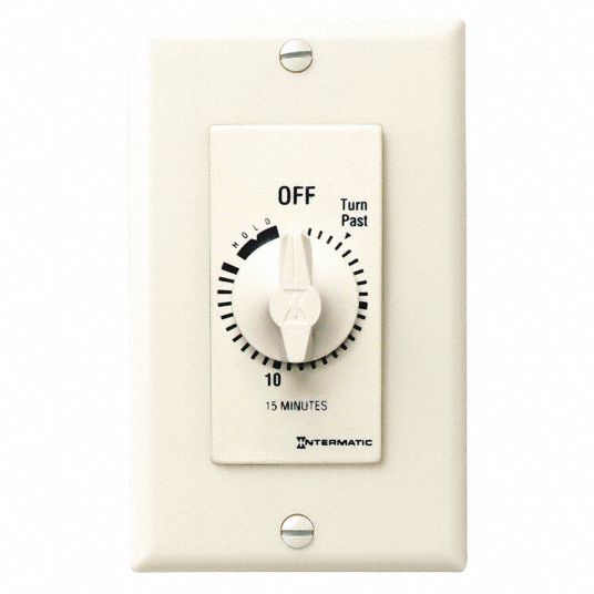 INTERMATIC, 15 min Max, SPST, Spring-Wound Timer - 20XE92|FD15MH - Grainger