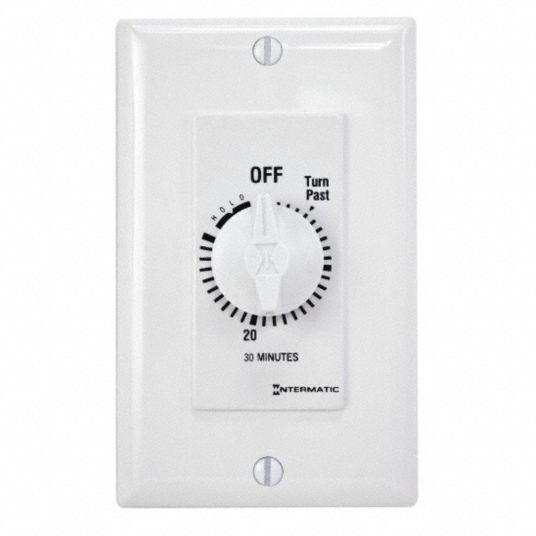 INTERMATIC, 30 min Max, SPST, Spring-Wound Timer - 20XE95|FD30MHW ...