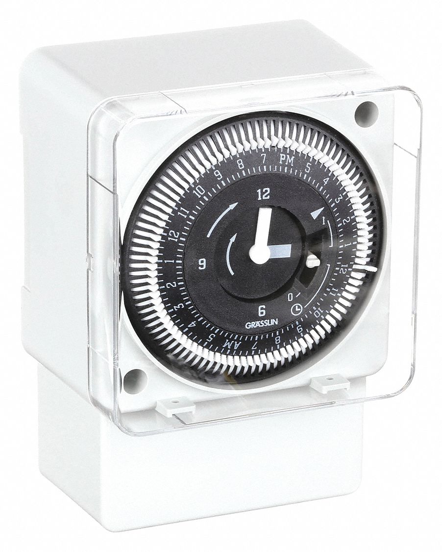 INTERMATIC, 24 hr, SPDT, Electromechanical Timer - 20XF55|MIL72ASTUZH ...