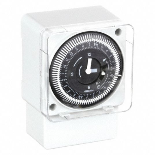 INTERMATIC, 24 hr, SPDT, Electromechanical Timer - 20XF55|MIL72ASTUZH ...