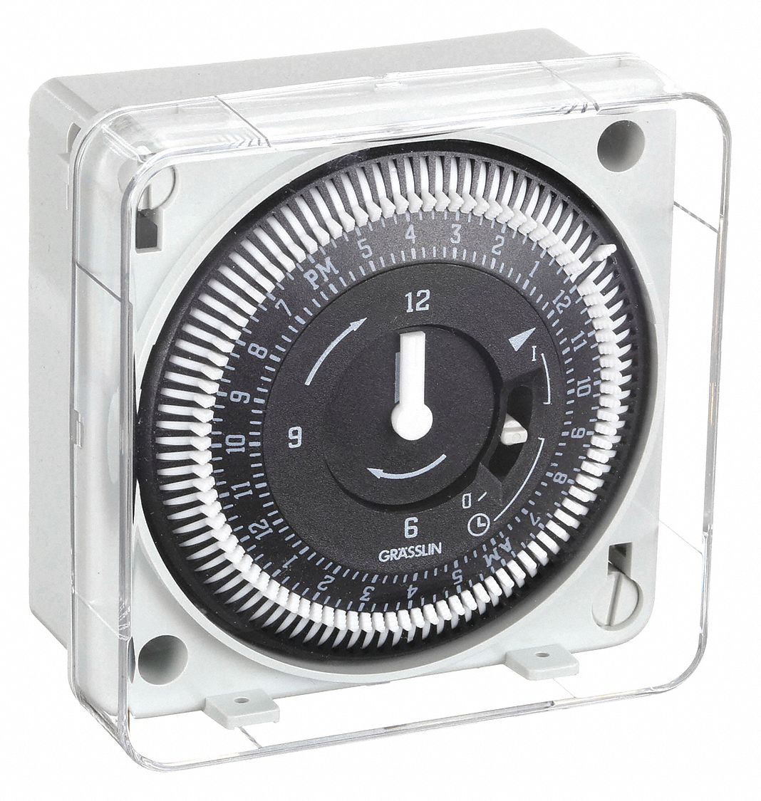 INTERMATIC, 24 hr, SPDT, Electromechanical Timer - 20XF62|MIL72EQTUZH ...