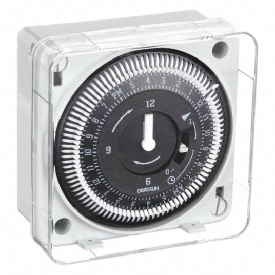 INTERMATIC, 24 hr, SPDT, Electromechanical Timer - 20XF62|MIL72EQTUZH ...