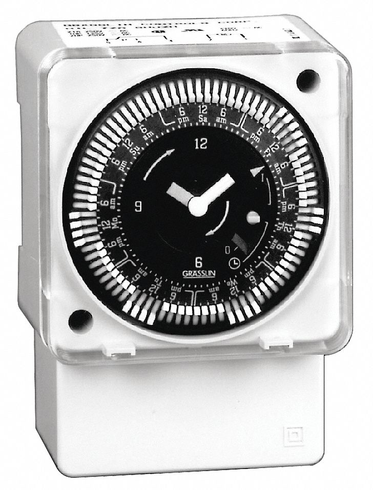 INTERMATIC Electromechanical Timer: 7 day Nominal Max. Time Setting ...