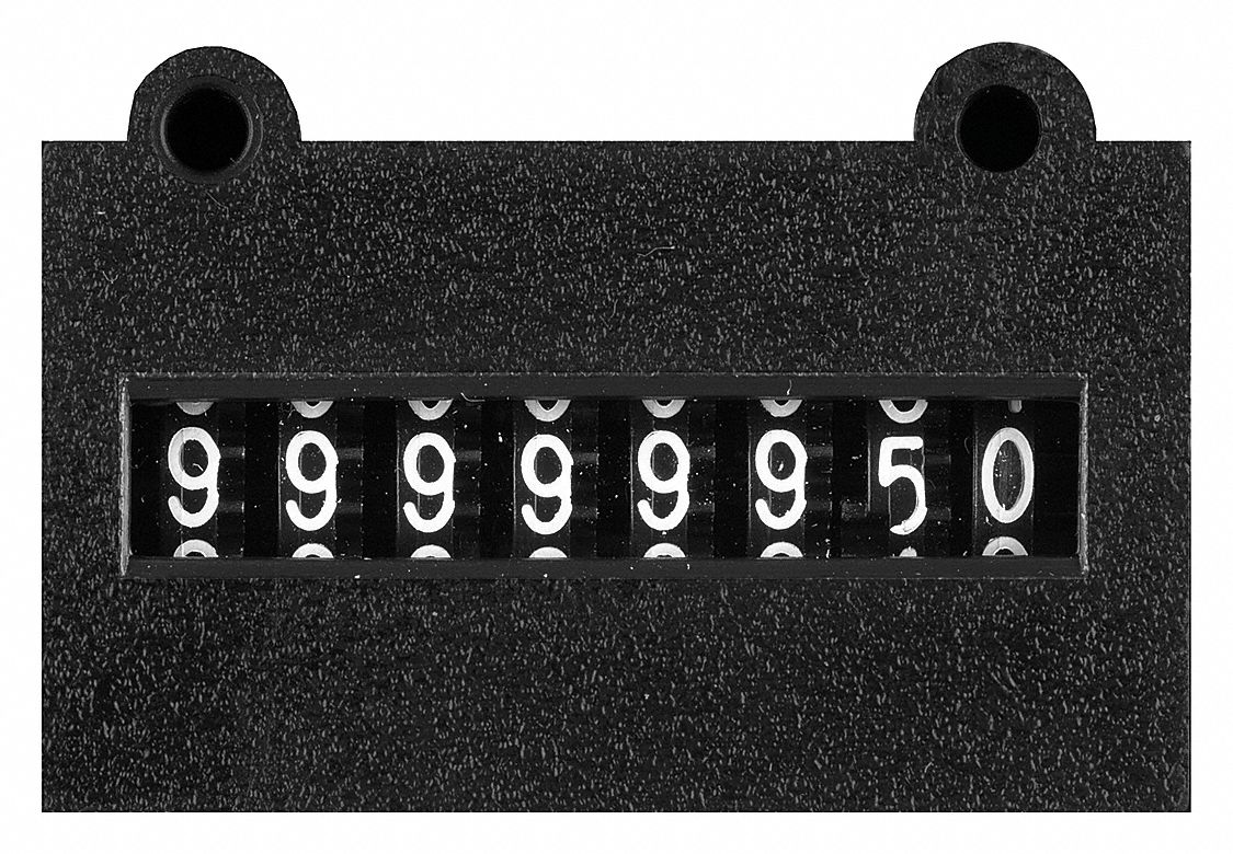 ENM, Hour Meters, Rear Panel Mounting, Electromechanical Counter ...