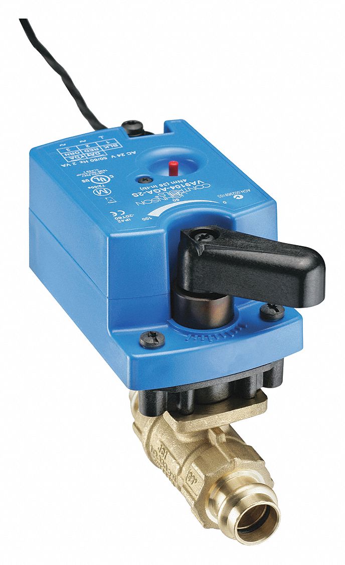 JOHNSON CONTROLS, Electric Ball Valve Actuator, VG1000, Electric Ball ...